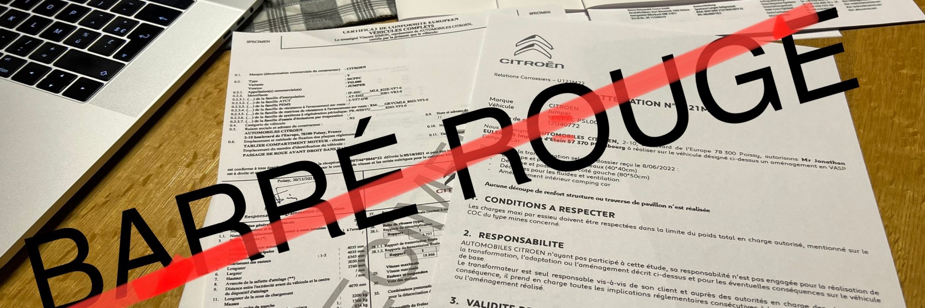 Demande de l’autorisation de transformation et du barré rouge - Vanlife ...